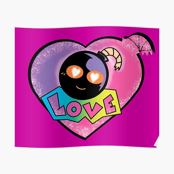 "Fnf Whitty mod character graffiti love" Poster by AbrekArt | Redbubble