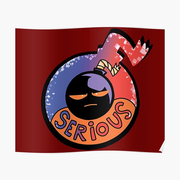 Póster «Fnf Whitty mod personaje graffiti serio» de AbrekArt | Redbubble