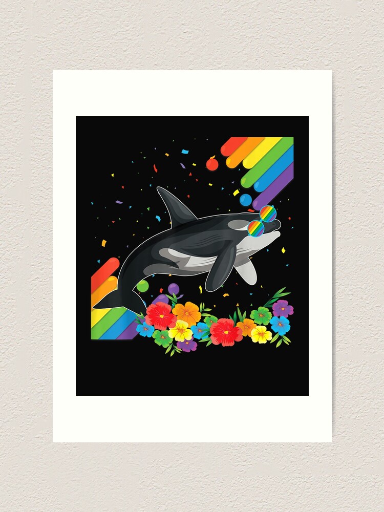 Proud Lgbt Lovely Gay Whale Pride Flag Rainbow Lgbtqia Pride