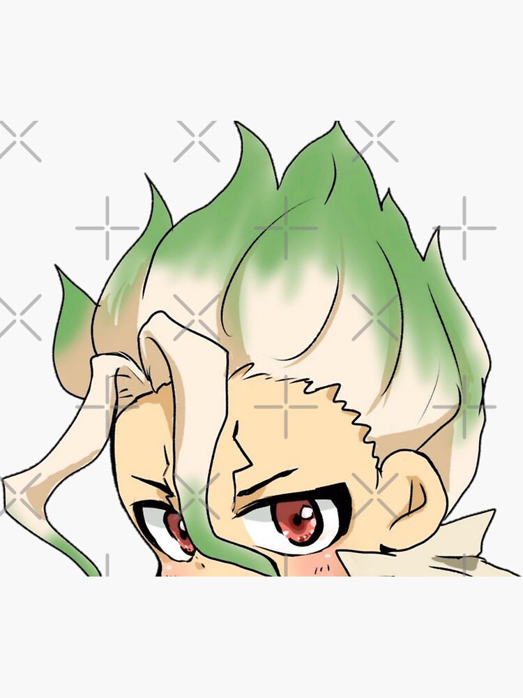 "Cute chibi Anime peeker" Sticker for Sale by Randomweebing | Redbubble