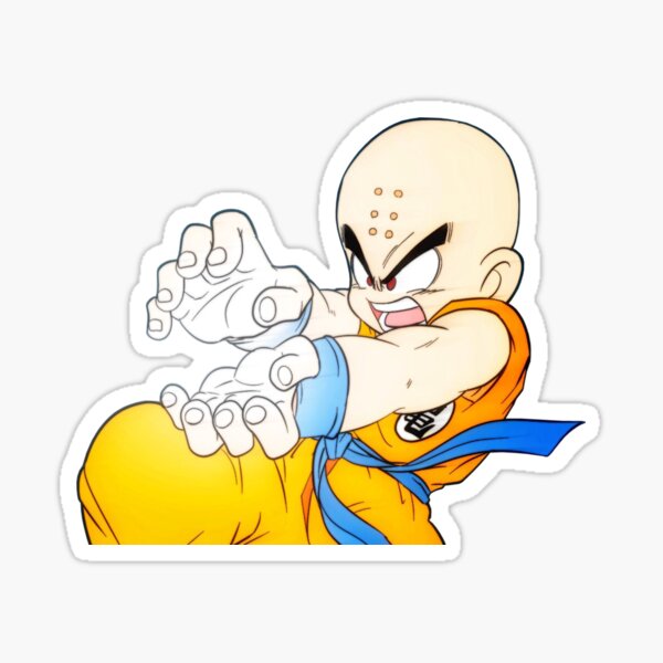 "Krillin Kame" Sticker for Sale by KingKorn | Redbubble