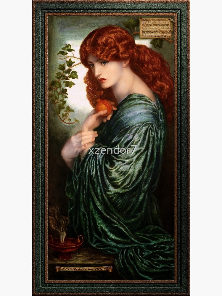 "Proserpine by Dante Gabriel Rossetti Classical Fine Art Xzendor7 Old ...