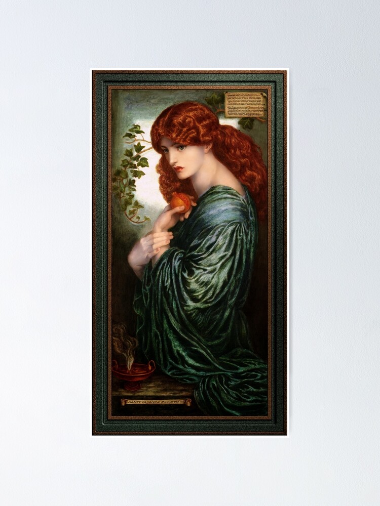 "Proserpine by Dante Gabriel Rossetti Classical Fine Art Xzendor7 Old ...