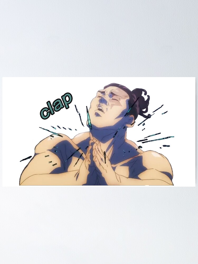 "Jujutsu no kaisen // Todo clap " Poster for Sale by kambeshop | Redbubble