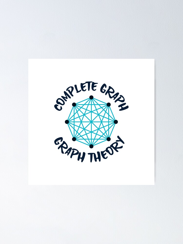 "Graph Theory - Complete Graph" Poster for Sale by Mechashadow | Redbubble
