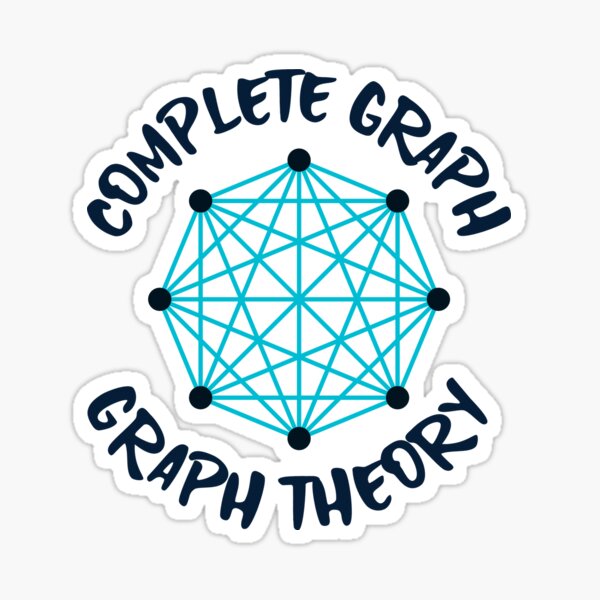 "Graph Theory - Complete Graph" Sticker by Mechashadow | Redbubble