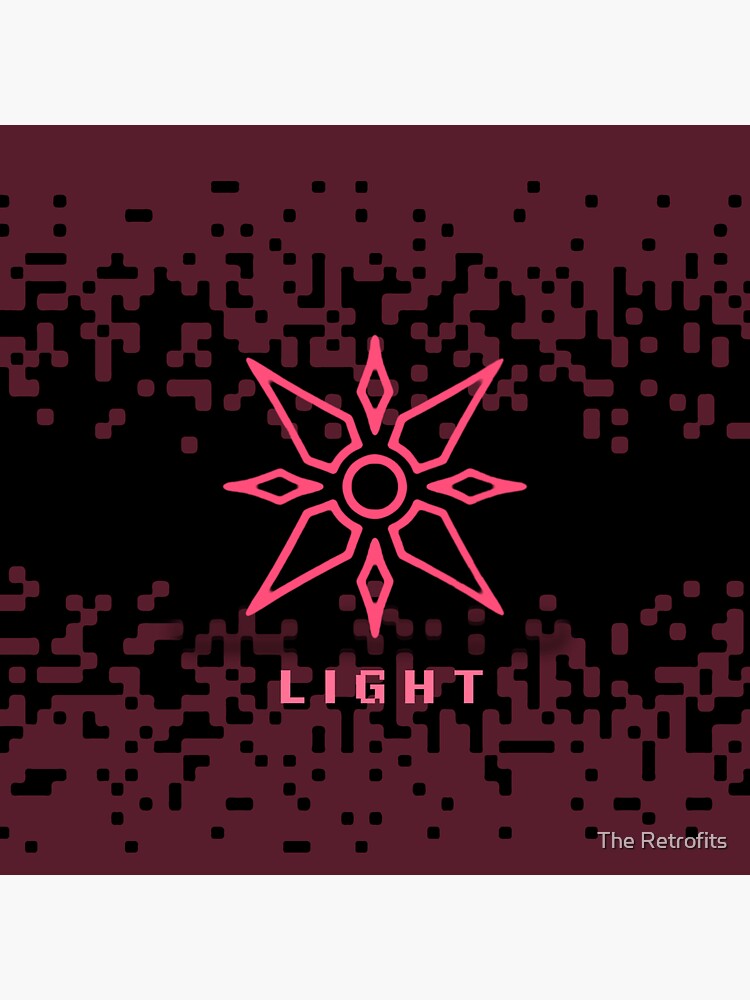 "LIGHT DIGIMON CREST" Sticker for Sale by msaadamjad | Redbubble