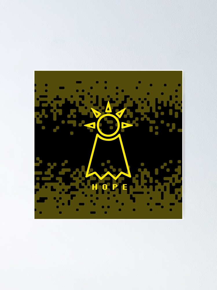 "HOPE DIGIMON CREST" Poster for Sale by msaadamjad | Redbubble
