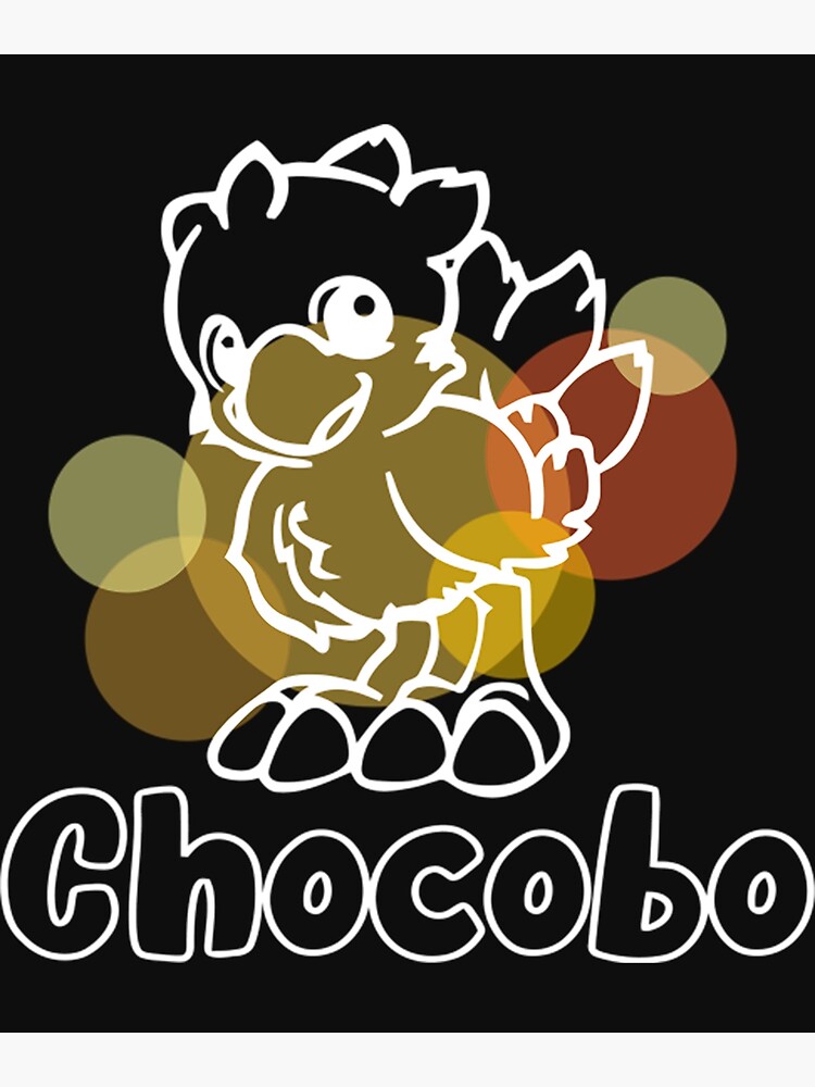 "Final Fantasy 7 T-Shirtfinal fantasy Chocobo" Poster by HiddLeston2196 ...