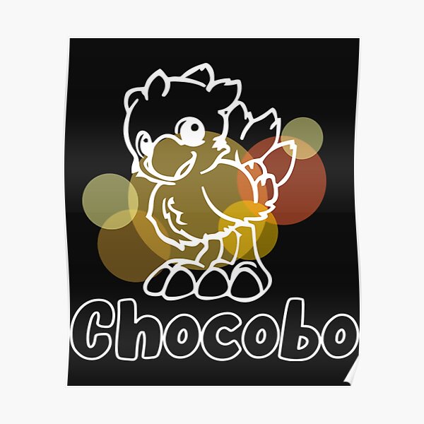 "Final Fantasy 7 T-Shirtfinal fantasy Chocobo" Poster by HiddLeston2196 ...