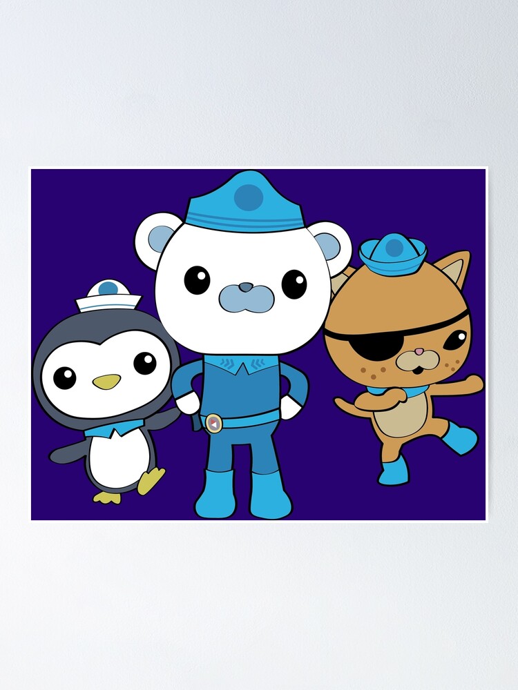 Octonauts Group Poster For Sale By Leezy Loops Redbubble