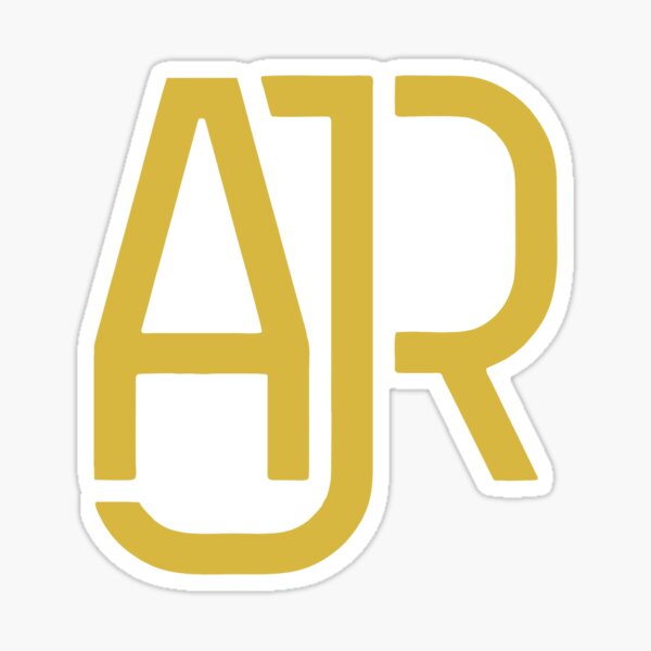 "BEST SELLER - AJR Band Logo Merchandise" Sticker by HanamauluSHOP ...