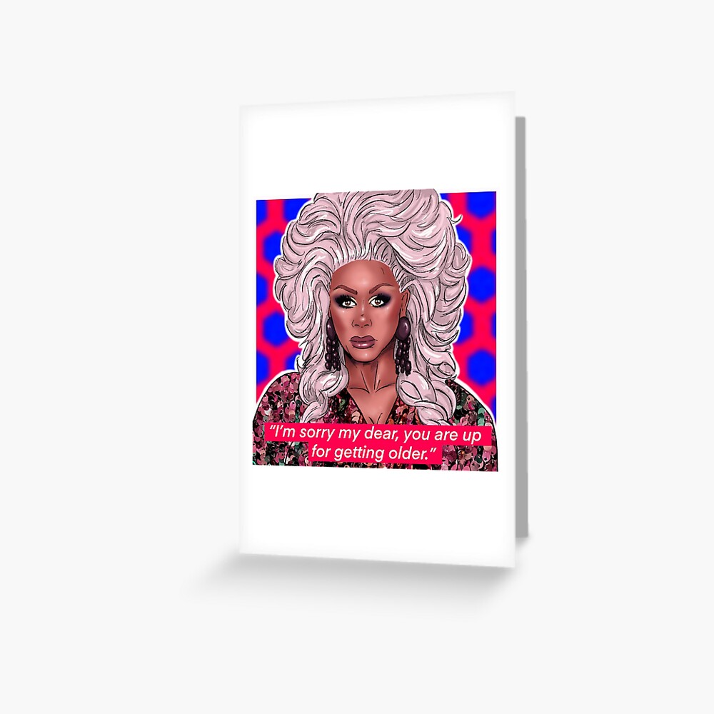 "Celebrating the icons - RuPaul from RuPauls Drag Race" Greeting Card ...