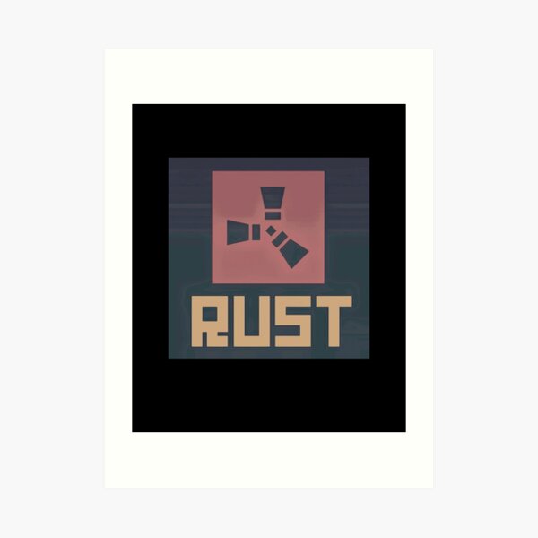 "Rust Game Logo" Art Print by CTTDesigns | Redbubble