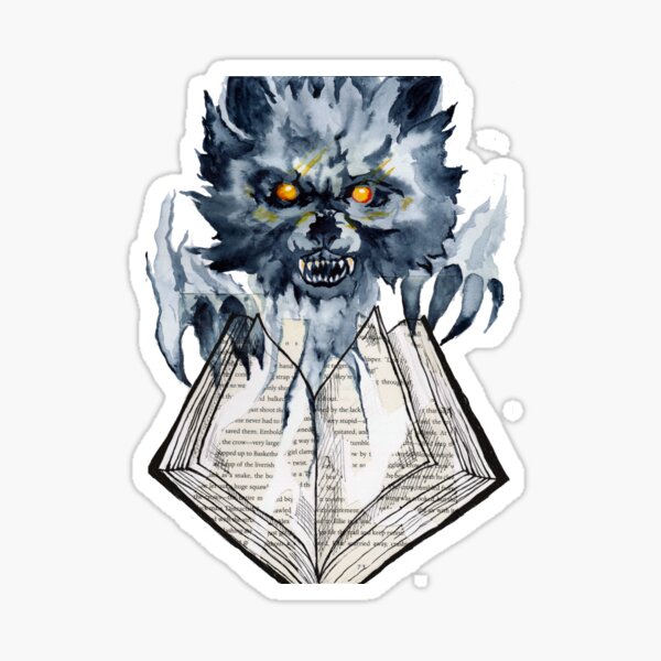 "Werewolf werewolf" Sticker for Sale by Pia-Herbstkind | Redbubble