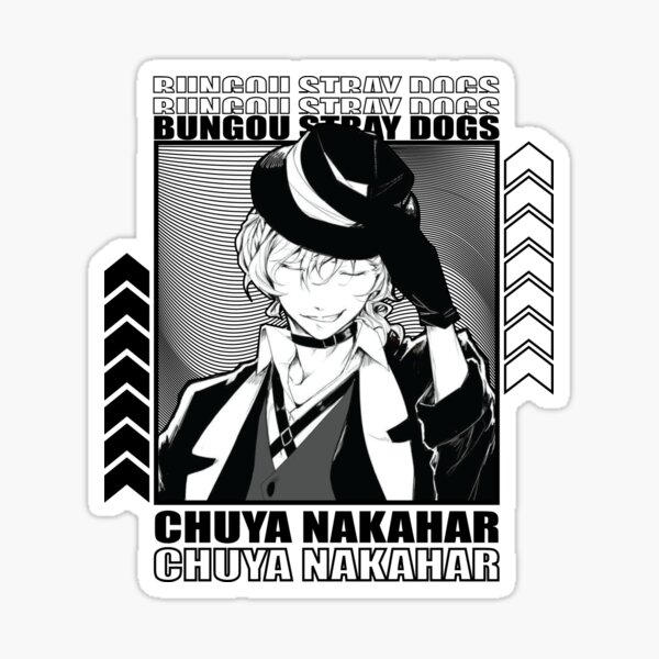 "Bungo Stray Dogs ,Chuuya Nakahara,Anime Gift" Sticker for Sale by ...