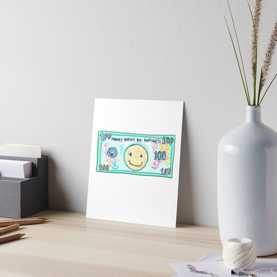 "Preppy Art, Dollar Bill, Hundred Dollar Bill, Happy Face, Smiley Face ...