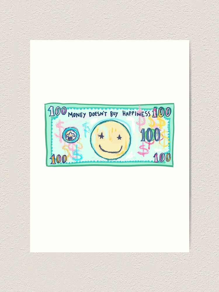"Preppy Art, Dollar Bill, Hundred Dollar Bill, Happy Face, Smiley Face ...