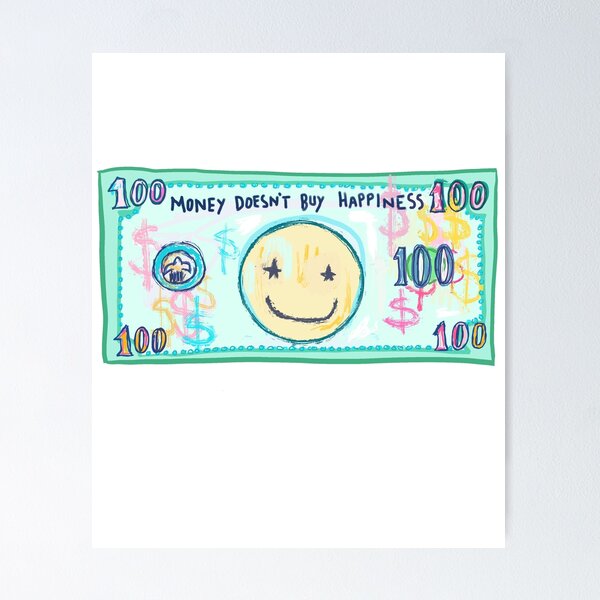 "Preppy Art, Dollar Bill, Hundred Dollar Bill, Happy Face, Smiley Face ...