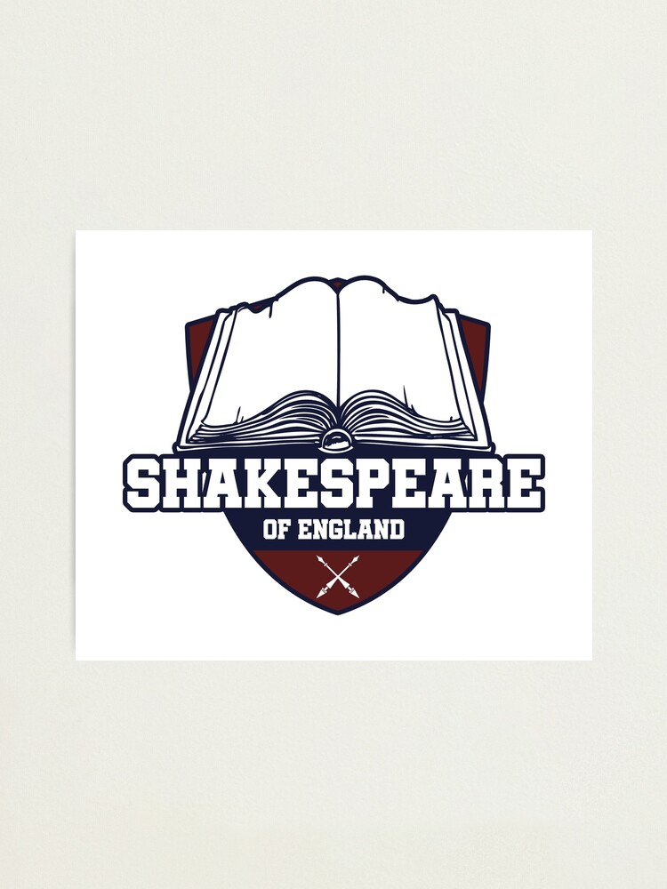 "Shakespeare Logo" Photographic Print by DwarfSeal | Redbubble