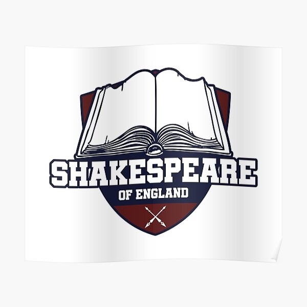 "Shakespeare Logo" Poster by DwarfSeal | Redbubble
