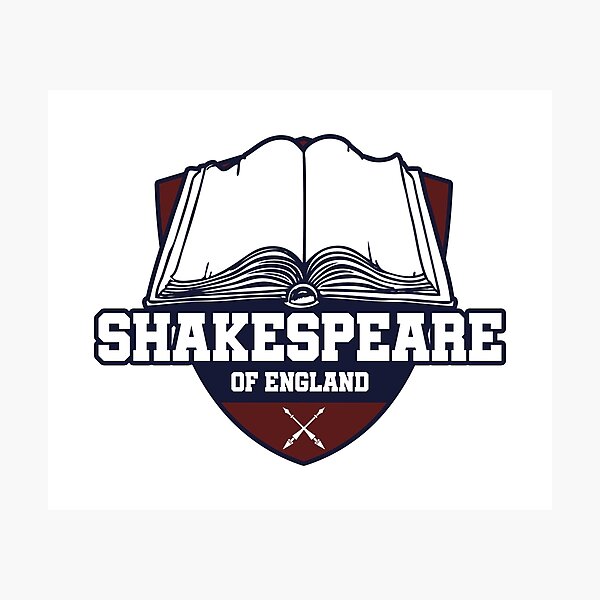 "Shakespeare Logo" Photographic Print by DwarfSeal | Redbubble