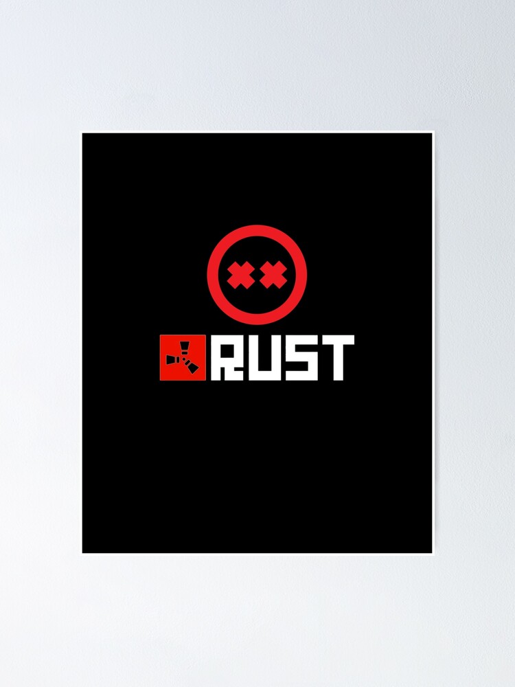 "Rust Game Logo" Poster for Sale by CTTDesigns | Redbubble