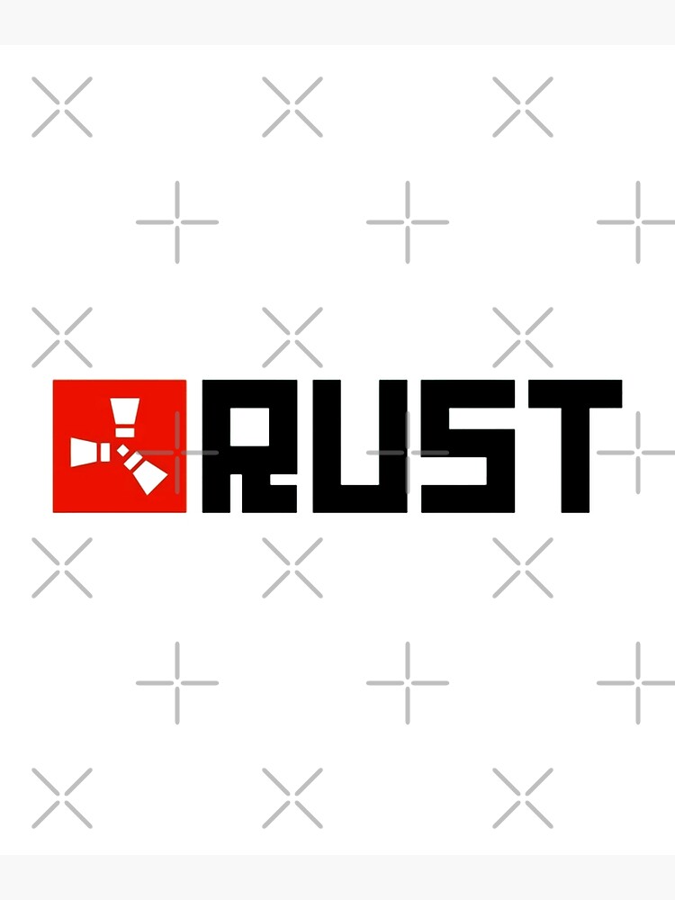 "Rust Game Logo" Photographic Print for Sale by CTTDesigns | Redbubble