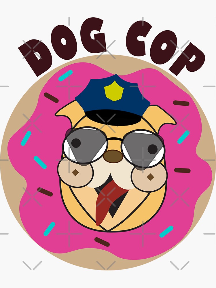 "Monchi as Dog Cop (The Mitchells vs the Machines)" Sticker for Sale by ...