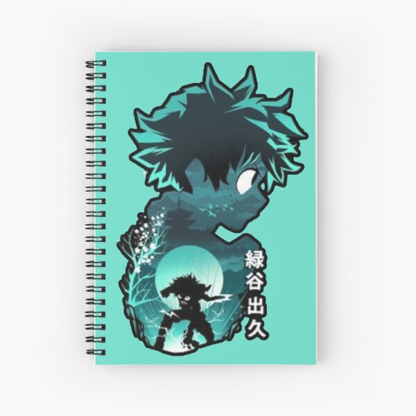 "My hero academia - Izuku Midoriya (Deku)" Spiral Notebook for Sale by ...