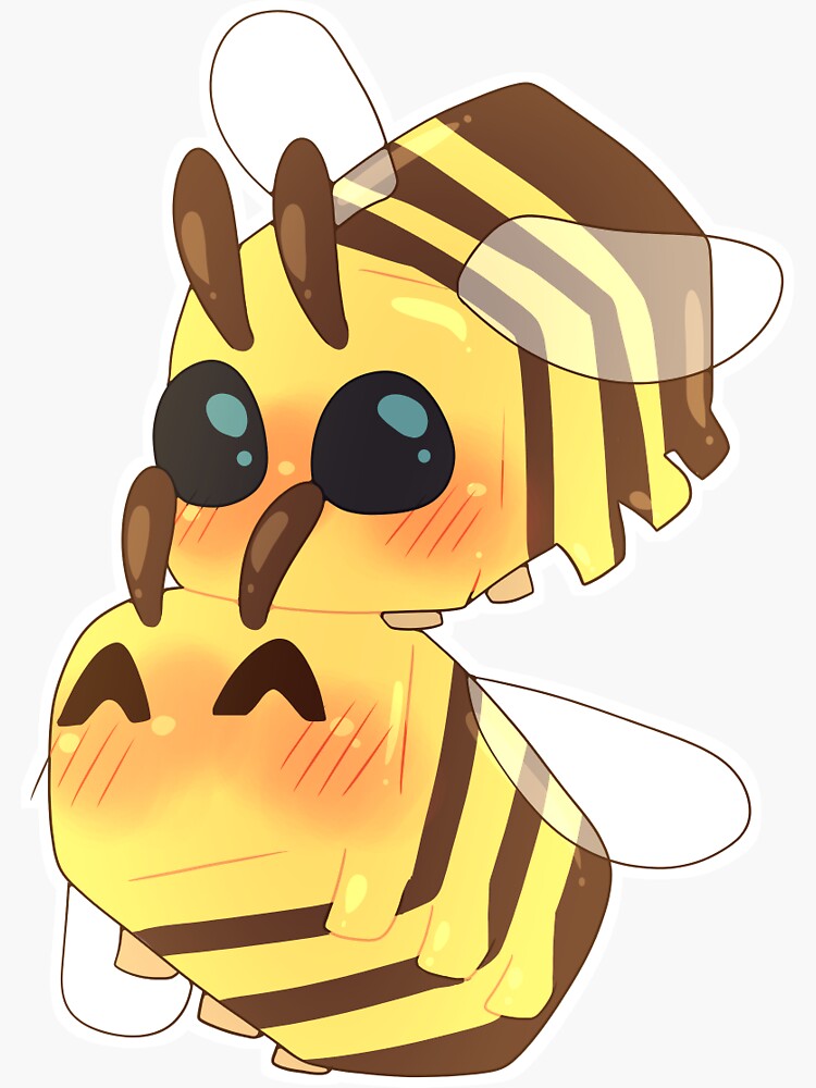 "MINECRAFT BEE STICKERS " Sticker for Sale by Softiku | Redbubble