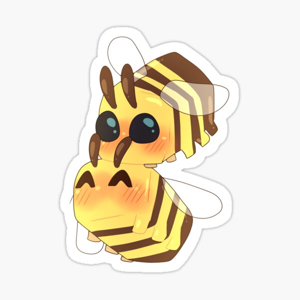 "MINECRAFT BEE STICKERS " Sticker for Sale by Softiku | Redbubble