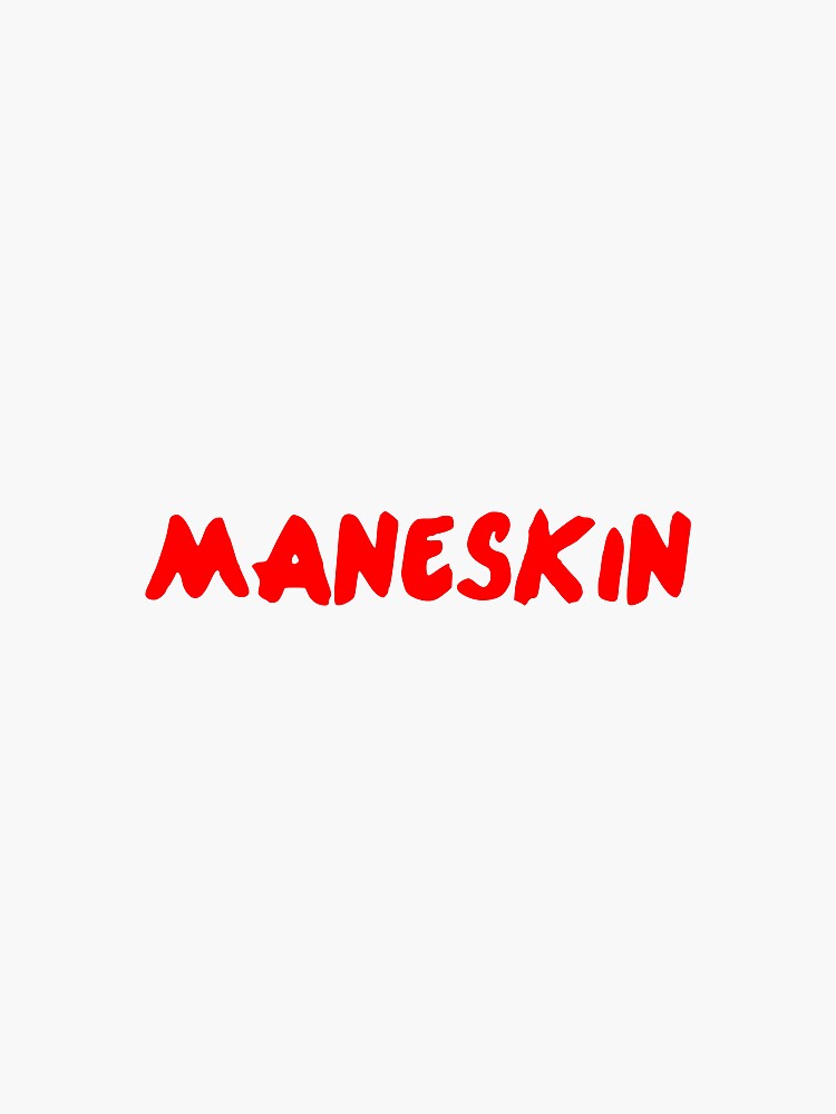 "Måneskin One Direction font " Sticker for Sale by Arbitraryx | Redbubble