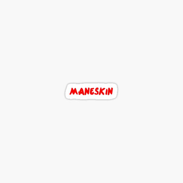"Måneskin One Direction font " Sticker for Sale by Arbitraryx | Redbubble