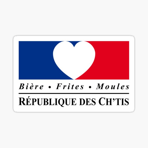 Sticker « République des Ch'tis », par humour-chti | Redbubble