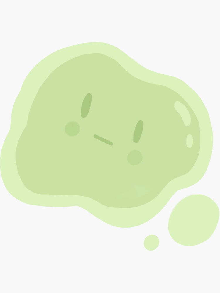 "Cute Blushing Slime Blob" Sticker for Sale by Loki-Simp | Redbubble