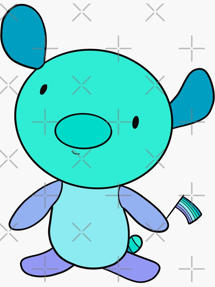 "Neptunic pride flag themed creature " Sticker for Sale by Shopbop ...