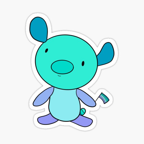 "Neptunic pride flag themed creature " Sticker for Sale by Shopbop ...