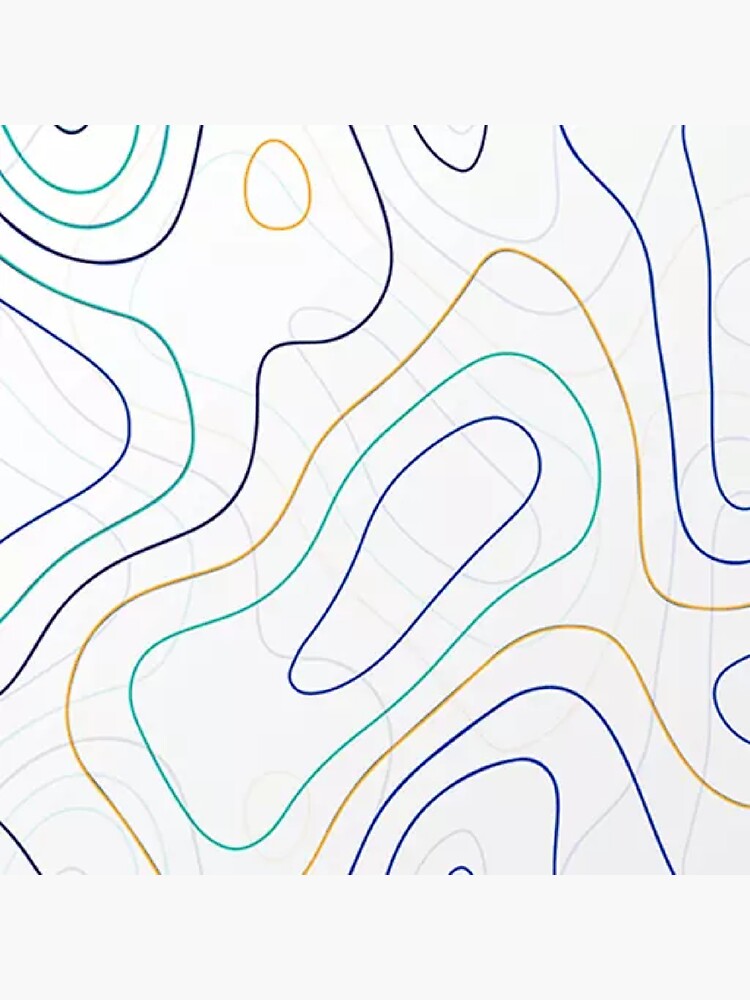 "Rounded line pattern" Sticker for Sale by Bille0 | Redbubble