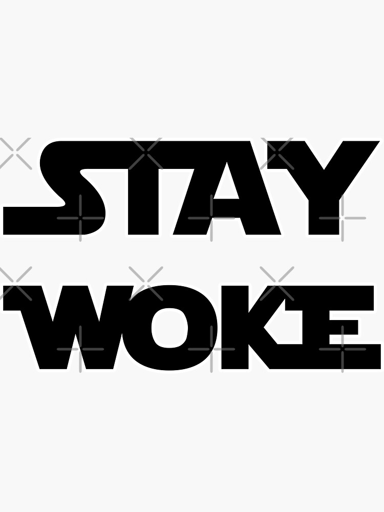 "Stay Woke" Sticker by Magic-Corner | Redbubble