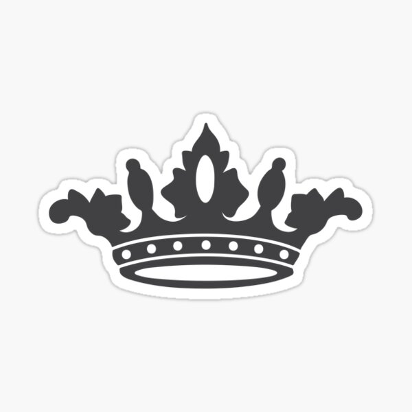 "Royal Crown" Sticker by MaddiInWelly | Redbubble