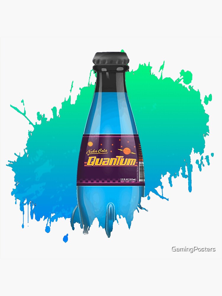 "[Fallout 4] Nuka Cola Quantum Colorful Splash" Sticker by ...