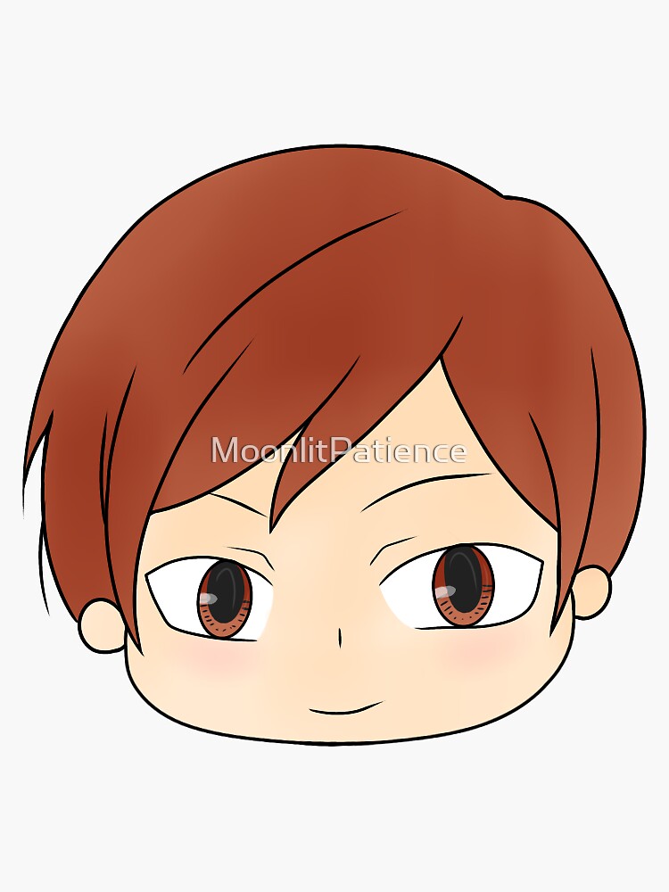 "Futakuchi Kenji" Sticker by MoonlitPatience | Redbubble