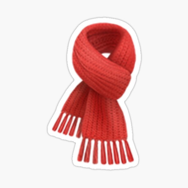 "All Too Well Red Scarf Emoji Sticker" Sticker for Sale by sophiamgos ...