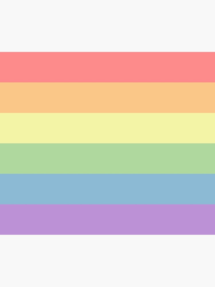 "Pastel Lgbtq+ Pride Flag" Poster by therighttee1 | Redbubble
