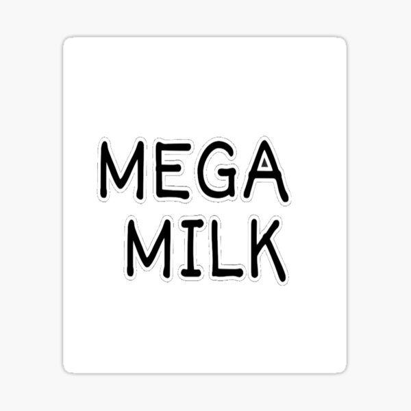 Mega Milk Sticker For Sale By Dessamishop Redbubble