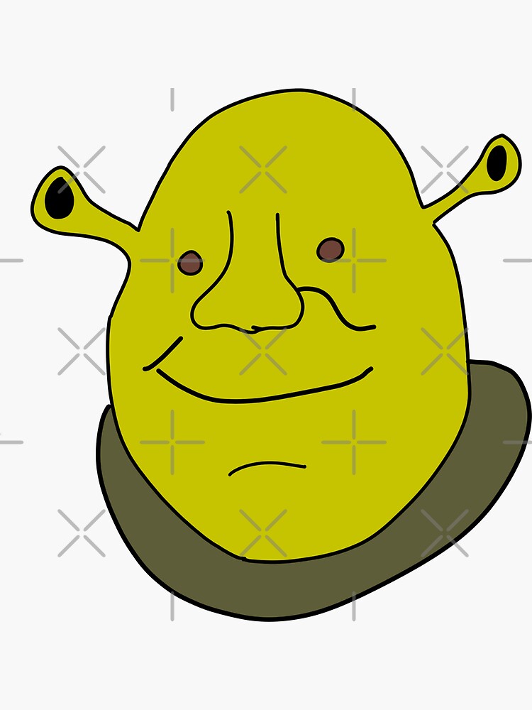 "Walmart Shrek boi " Sticker for Sale by KelseyDesigns | Redbubble