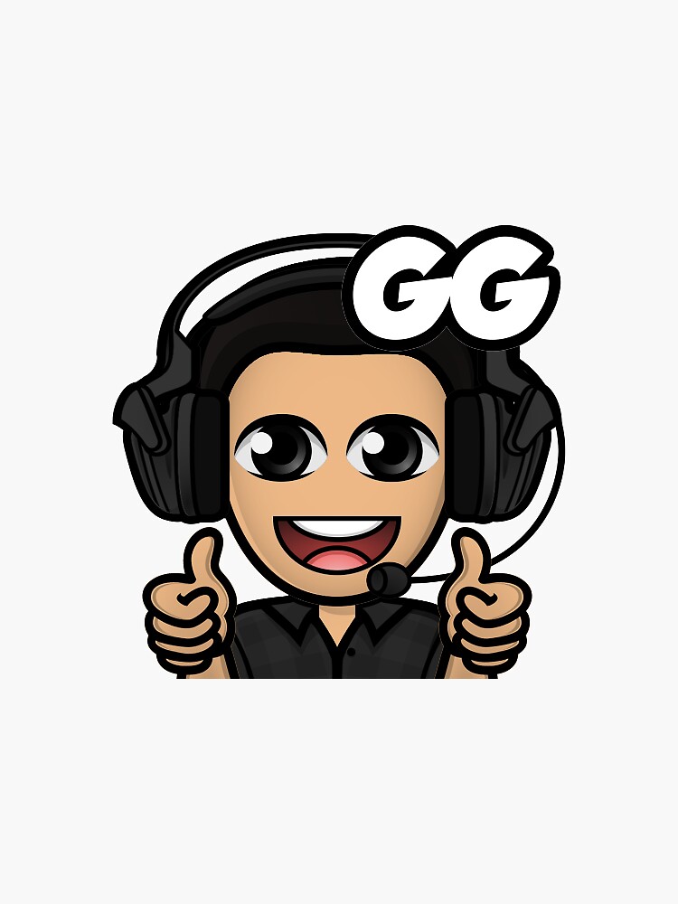 "GG" Sticker for Sale by TrooperTrading | Redbubble