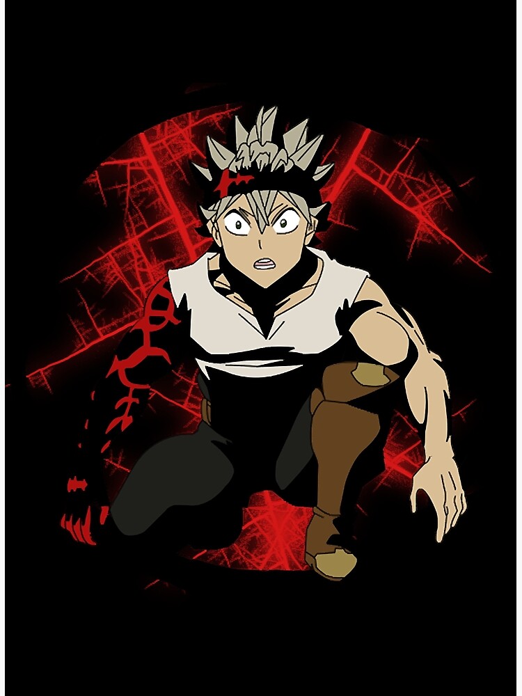 "Black Clover Asta Shocked Cool " Poster for Sale by RyelVeneg | Redbubble