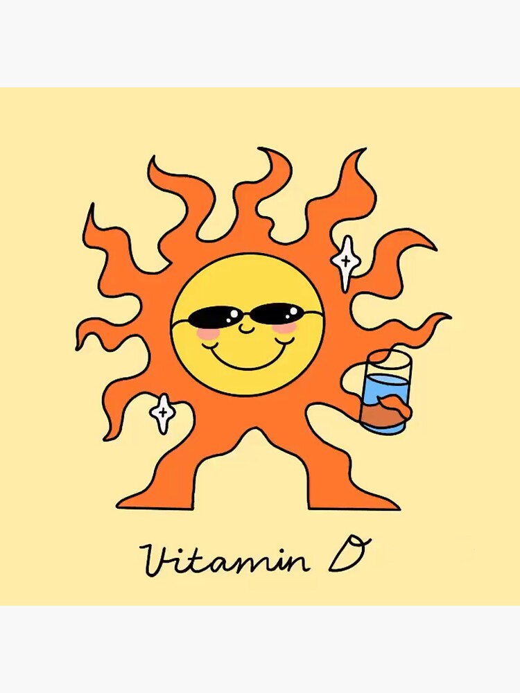 "Sun Vitamin D" Sticker for Sale by nachoricchinidg | Redbubble